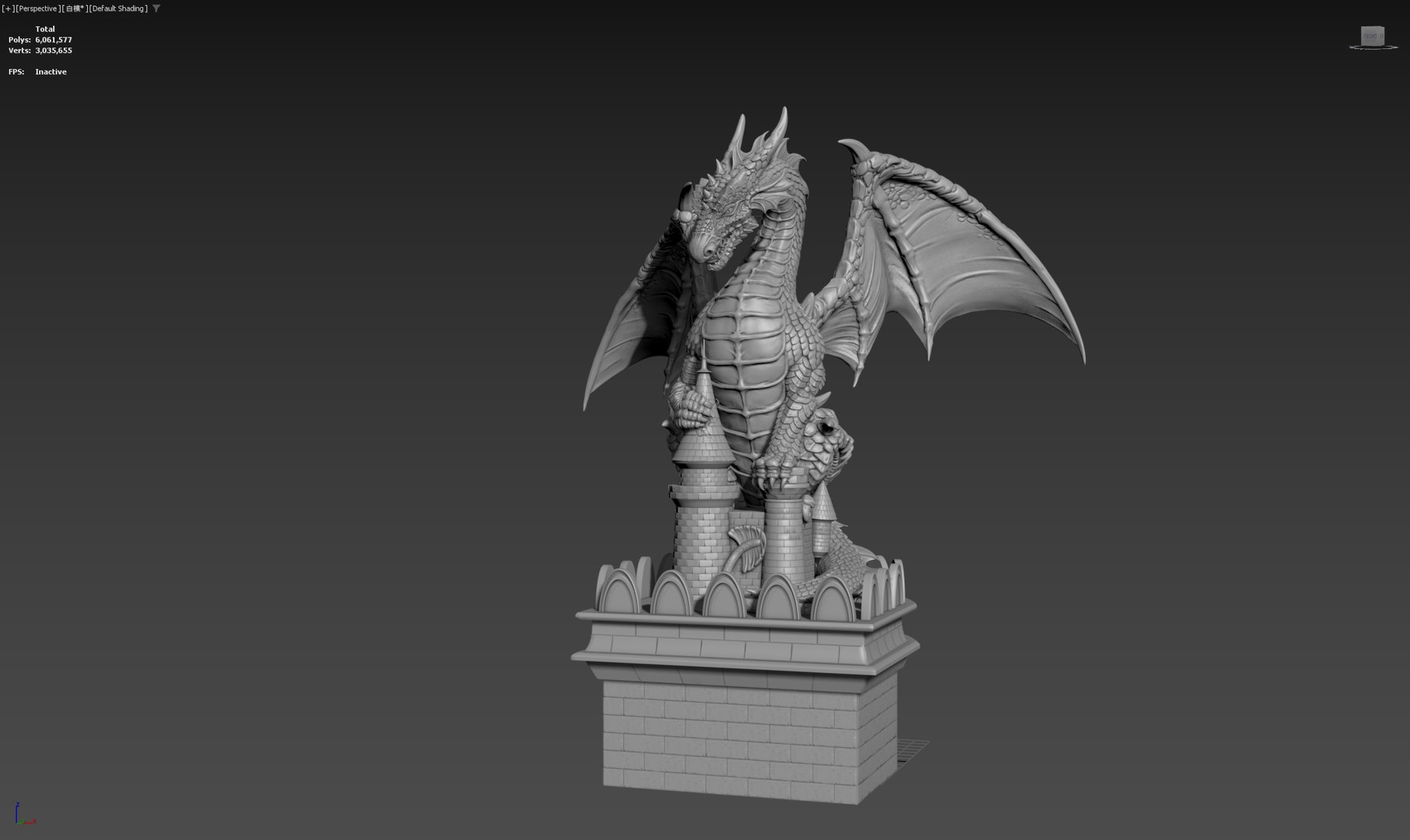 High Detail Dragon Statue 3D Print Model - TurboSquid 2418728