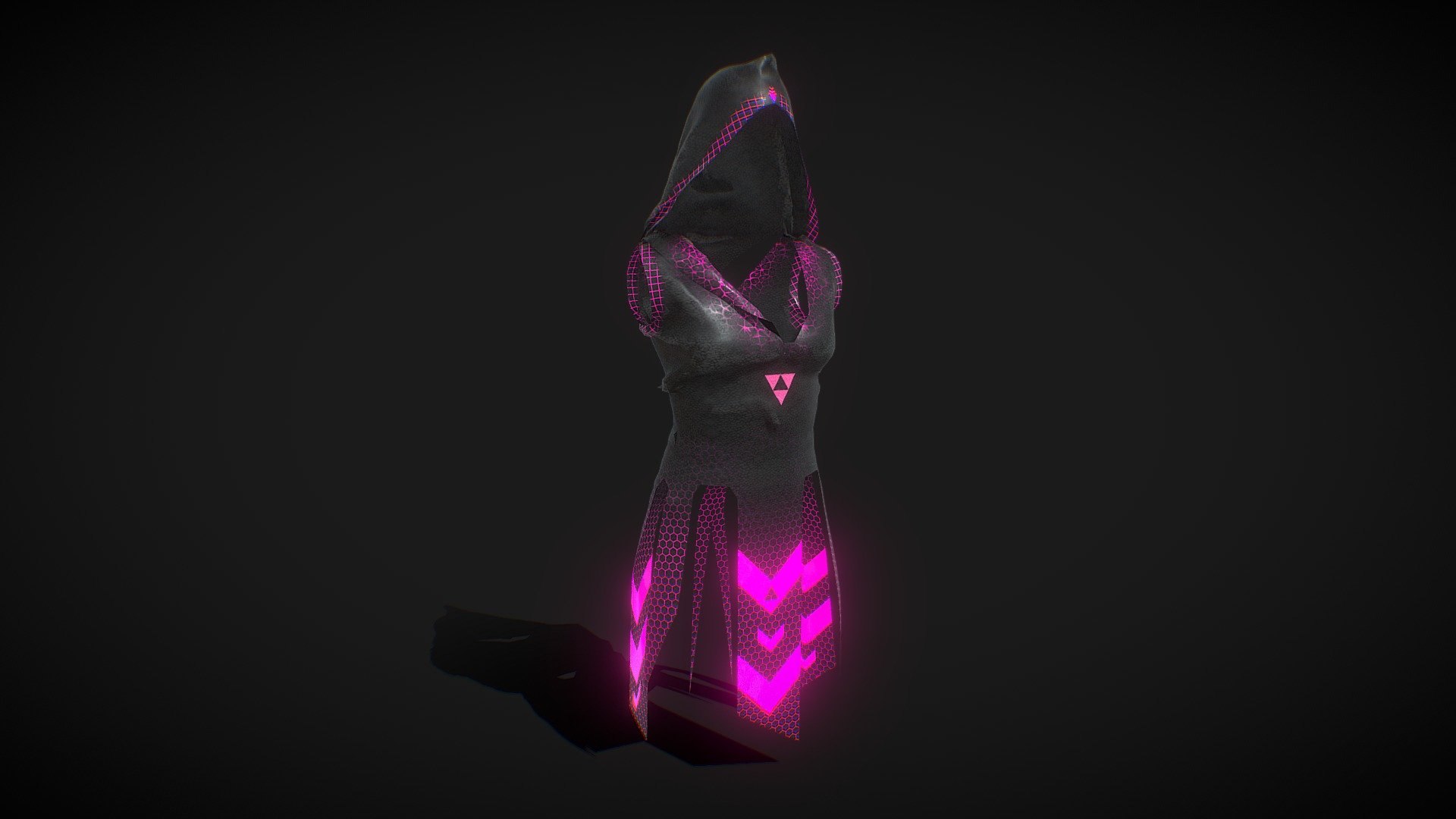 Cyberpunk Girl Hacker Suit - Pink Model 3D - TurboSquid 1957665