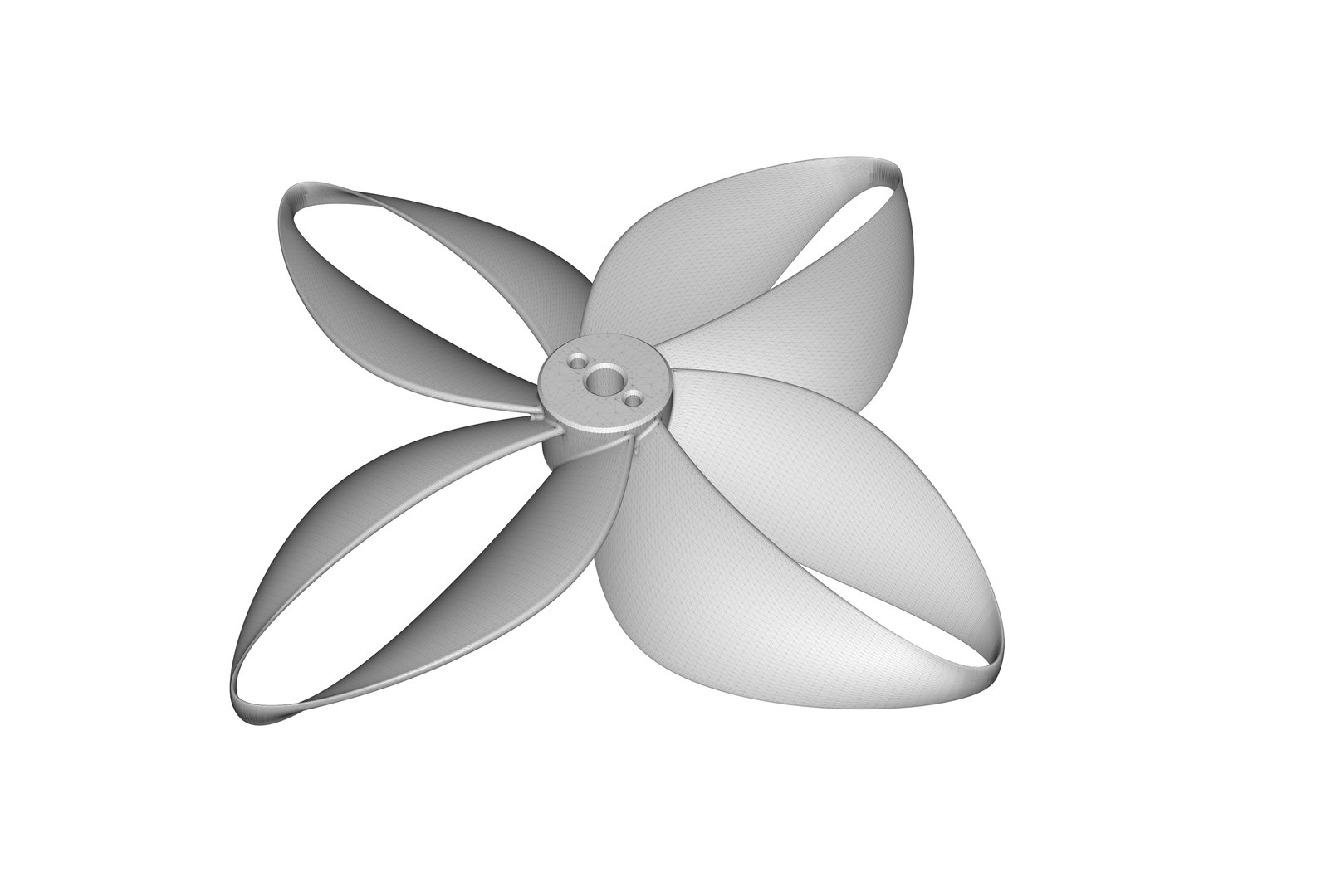 Toroidal Drone Propeller - 4 Blades 3D Model - TurboSquid 2088367