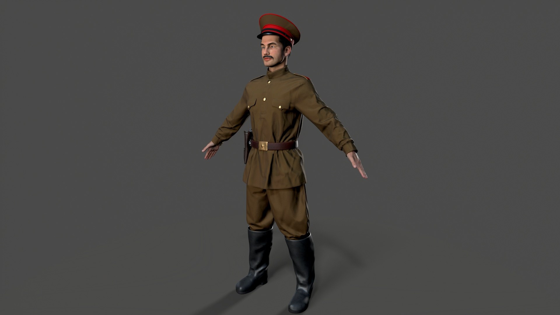 3D Soviet Soldier - TurboSquid 2389982