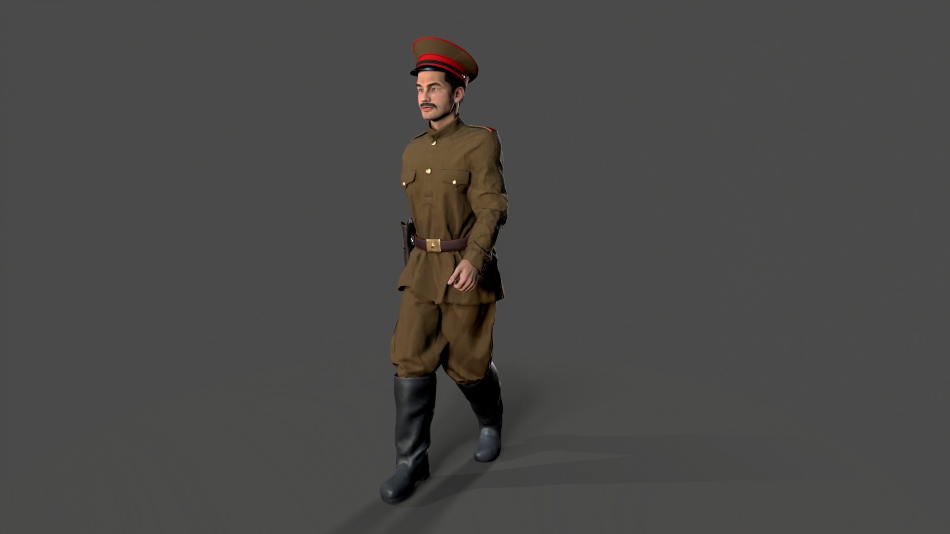 3D Soviet Soldier - TurboSquid 2389982