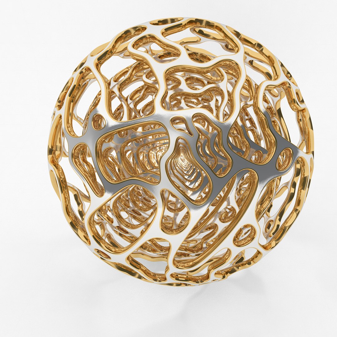 3D Fractal Smooth Sphere 02 Model - TurboSquid 1877027