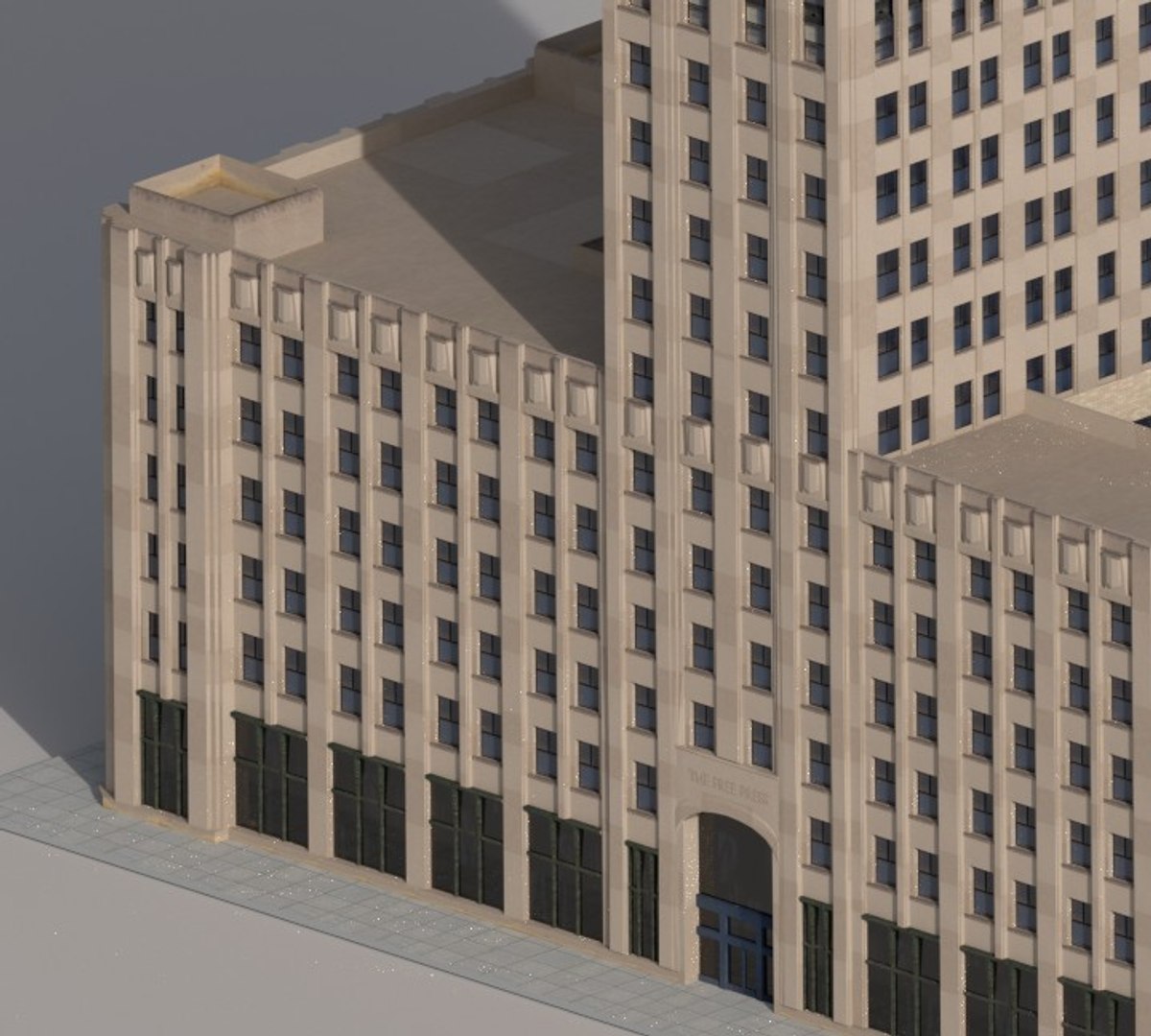 detroit bulding 3d 3ds