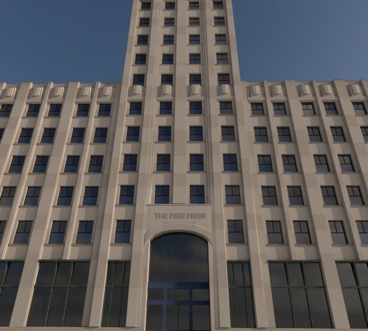 detroit bulding 3d 3ds