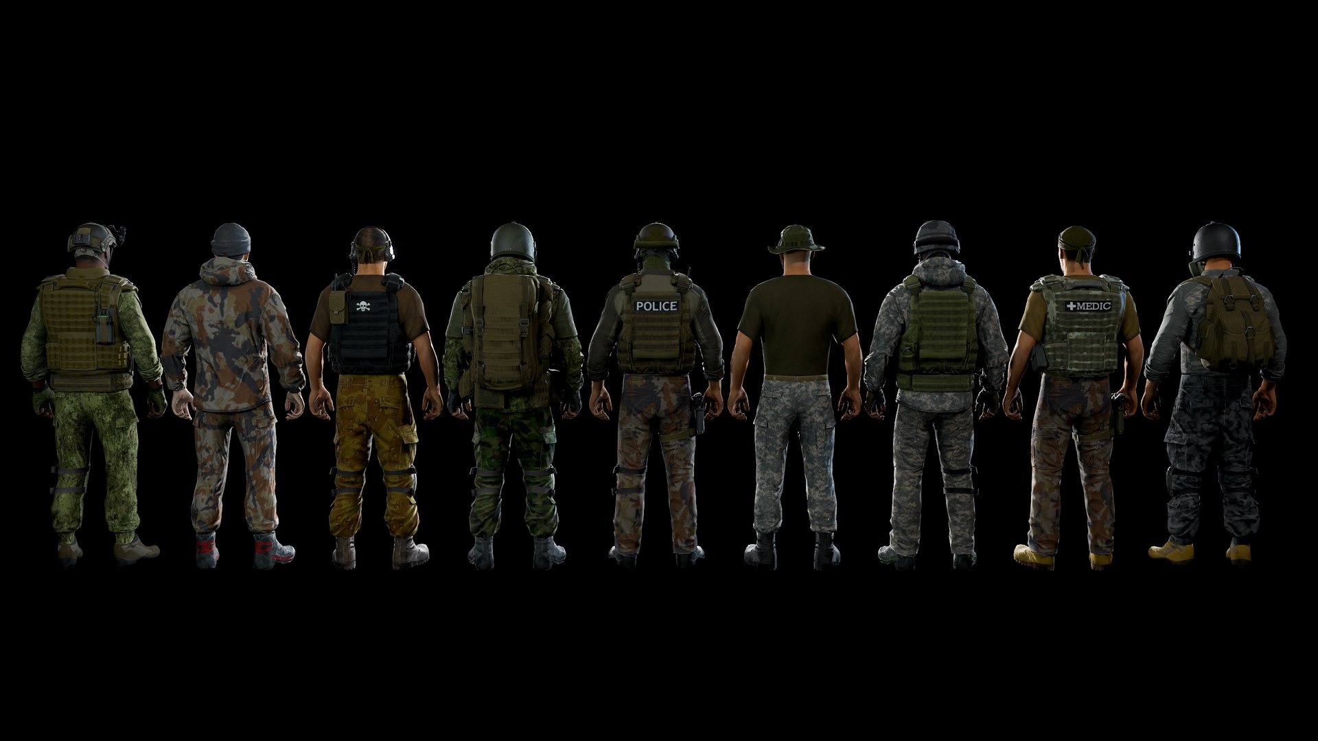 Modular military character 2 3D - TurboSquid 1748667