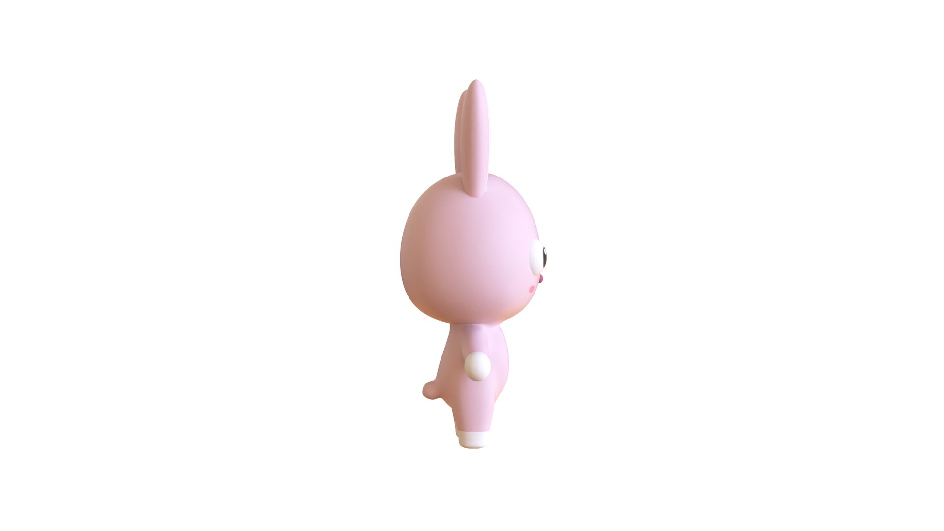 3D Cute Bunny Rabbit 01 - Rigged And Animated - TurboSquid 2382474