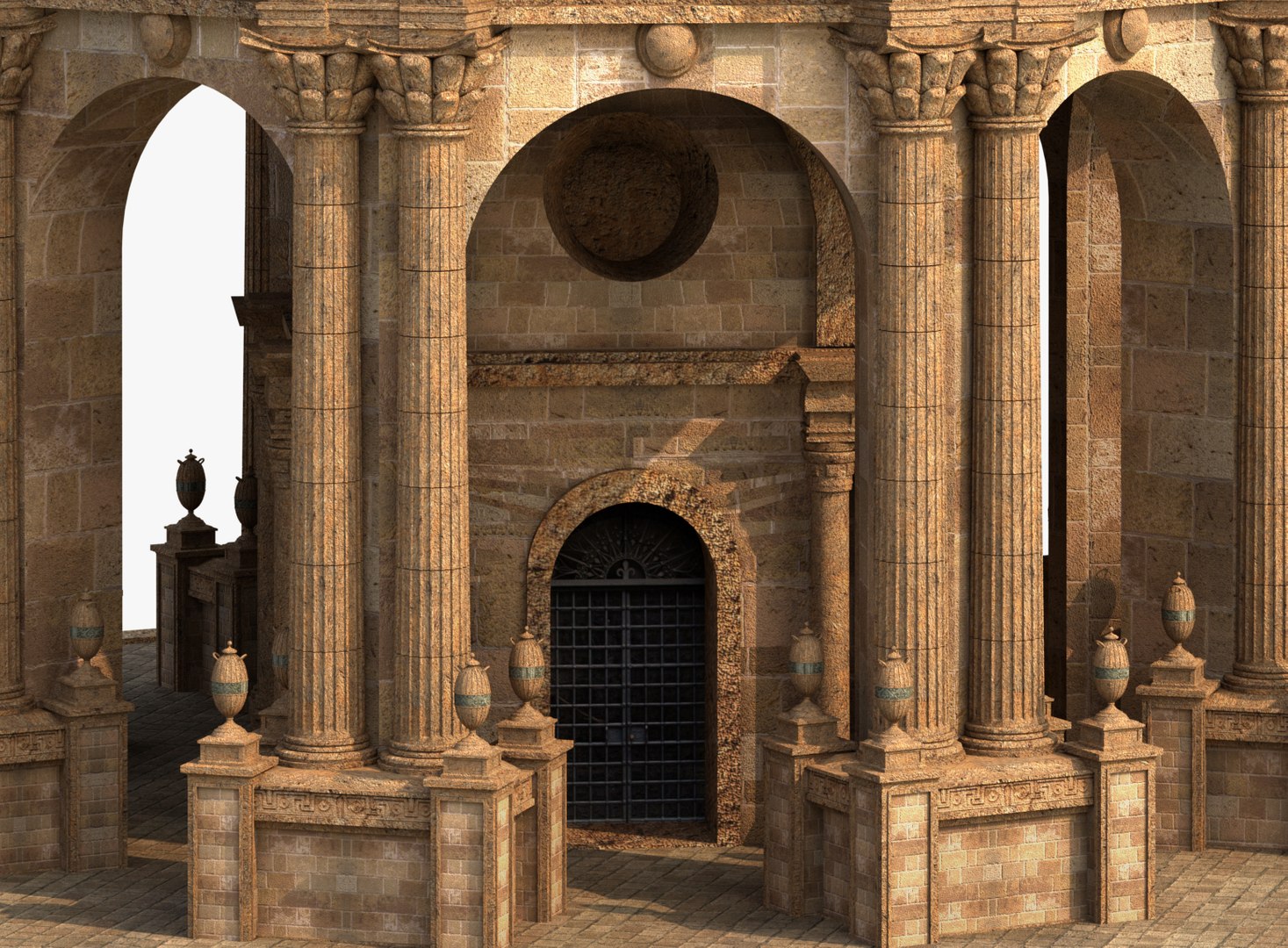Fantasy Ancient Dome Tower 3D - TurboSquid 1996617