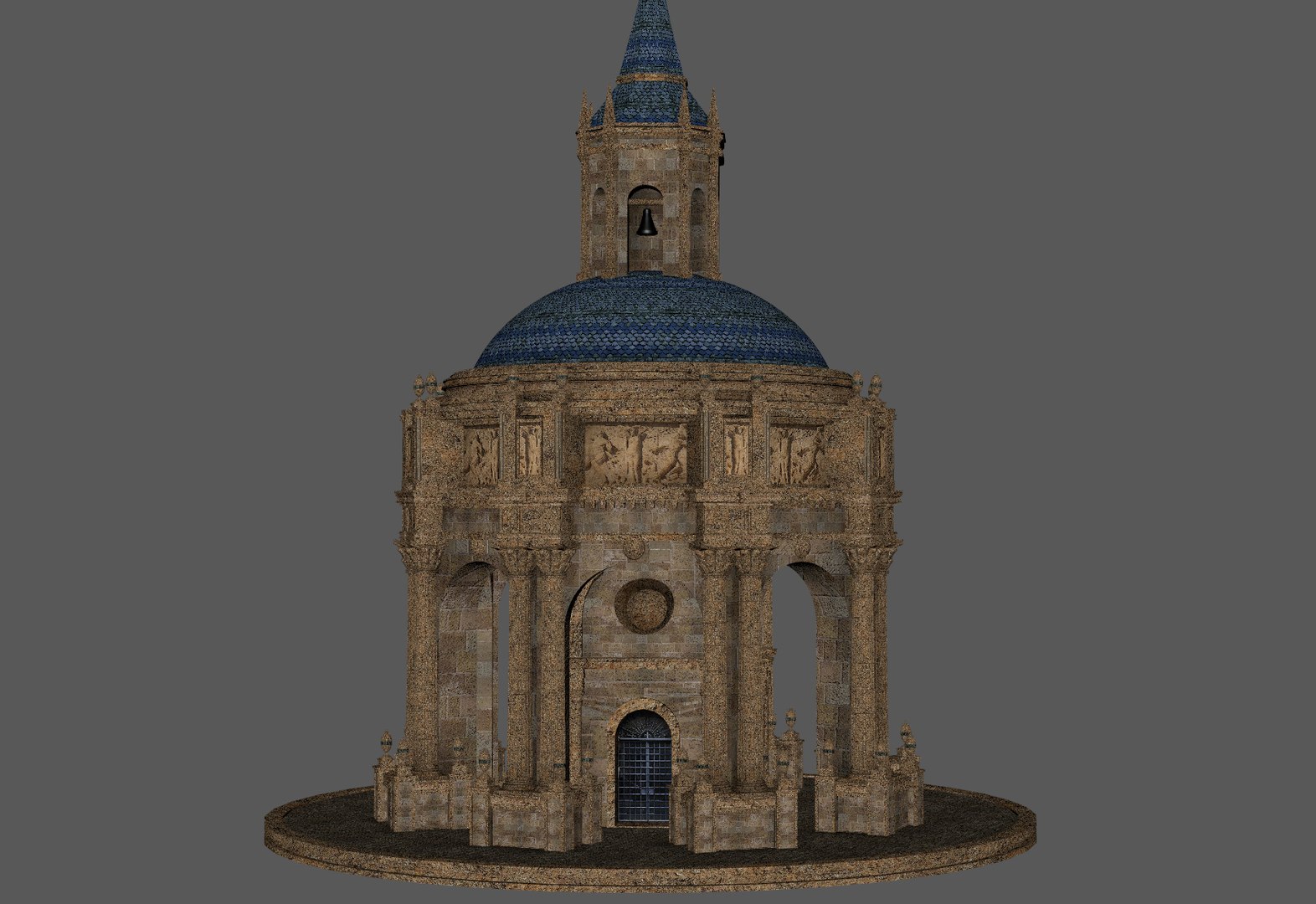 Fantasy Ancient Dome Tower 3D - TurboSquid 1996617