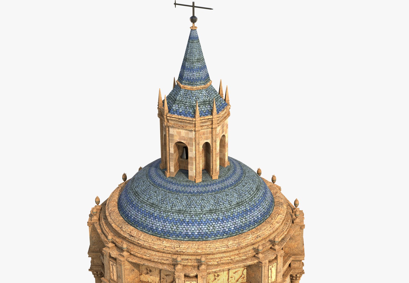 Fantasy Ancient Dome Tower 3D - TurboSquid 1996617