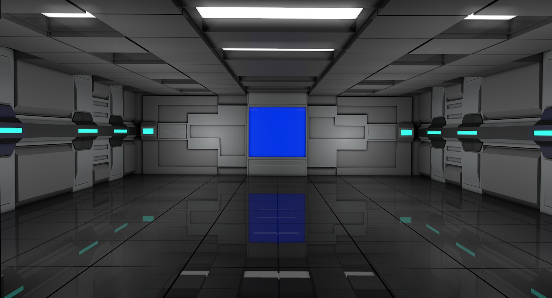 Sci Fi Room Scene 3D Model - TurboSquid 1663303