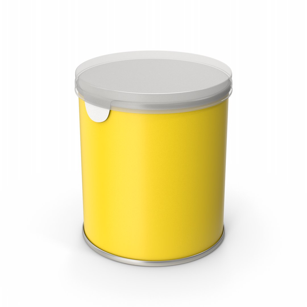 Chips Tube Model - TurboSquid 2137995