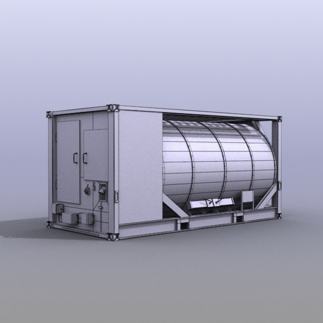 3d Model Industrial Tank Equipment