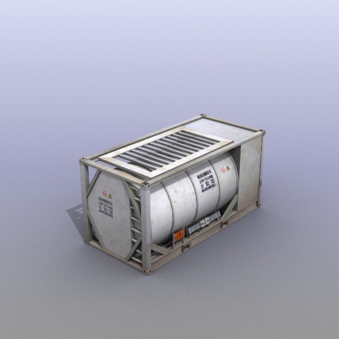 3d Model Industrial Tank Equipment