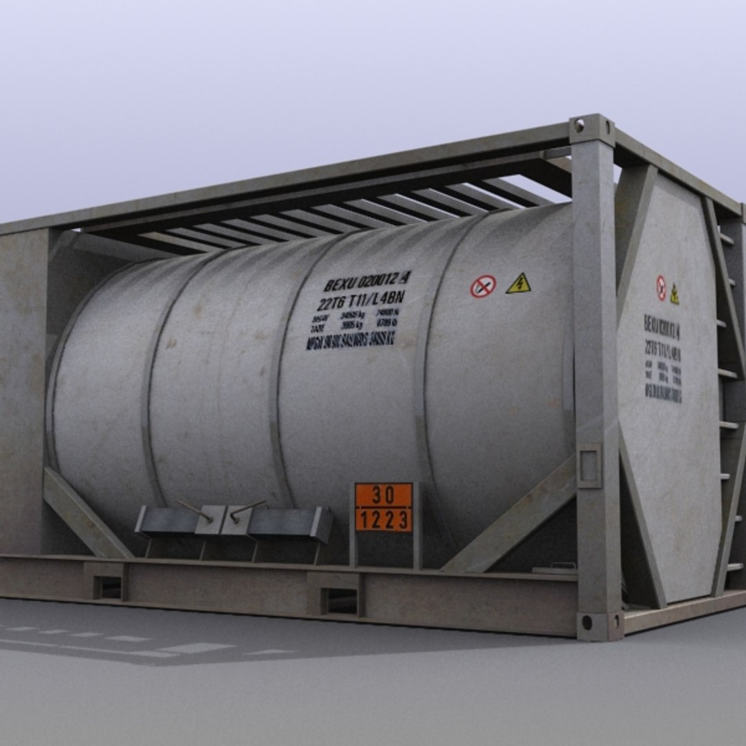 3d Model Industrial Tank Equipment