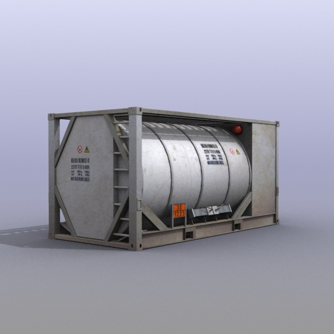3d Model Industrial Tank Equipment
