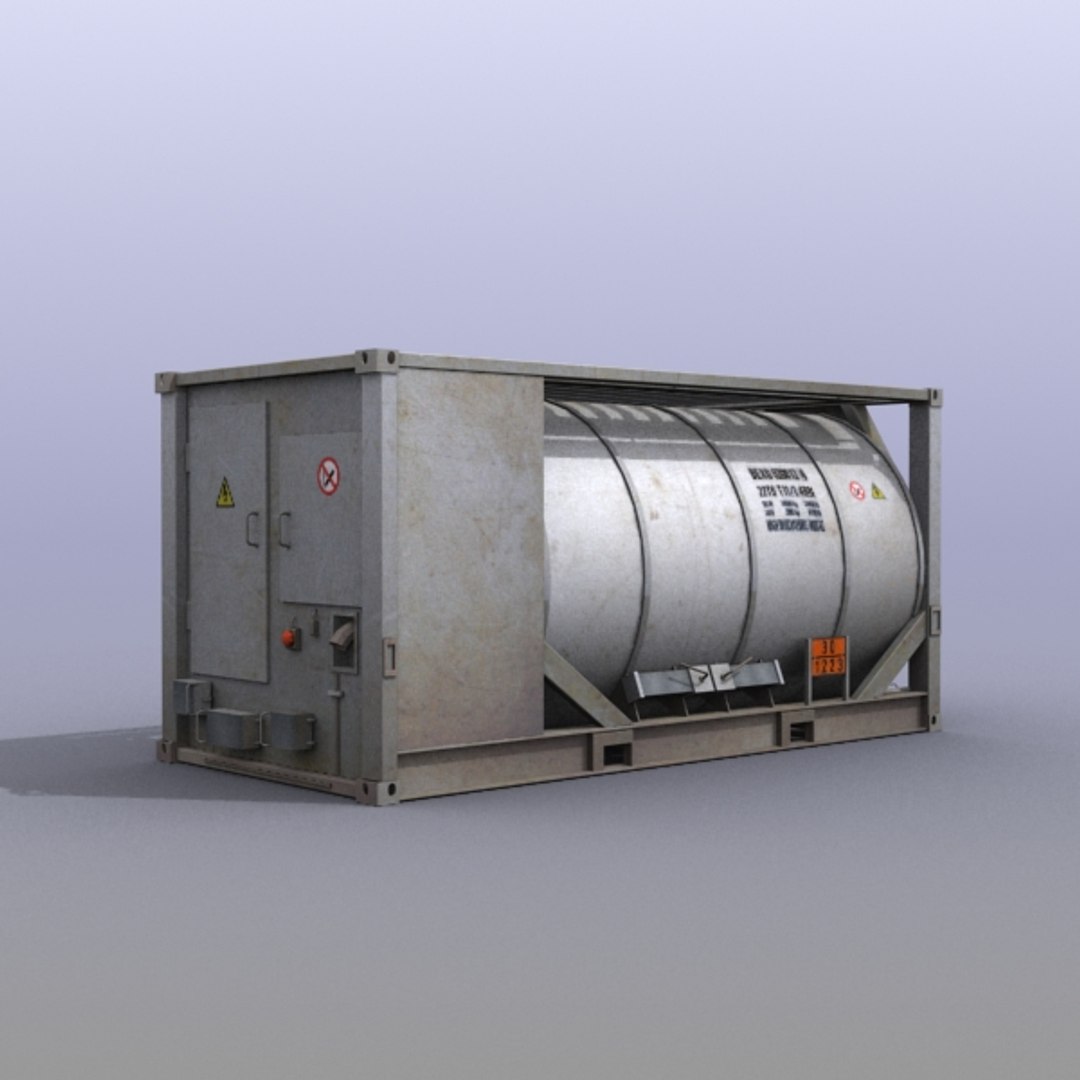 3d Model Industrial Tank Equipment