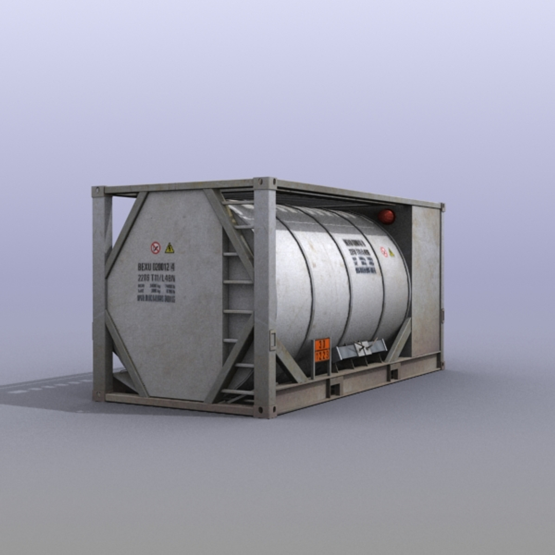 3d Model Industrial Tank Equipment