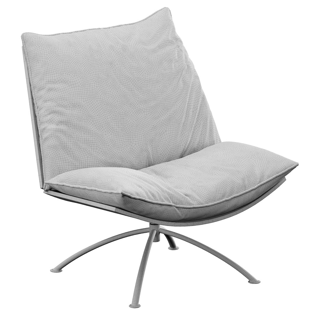 PRIMETIME Lounge Chair 3D Model - TurboSquid 2117437