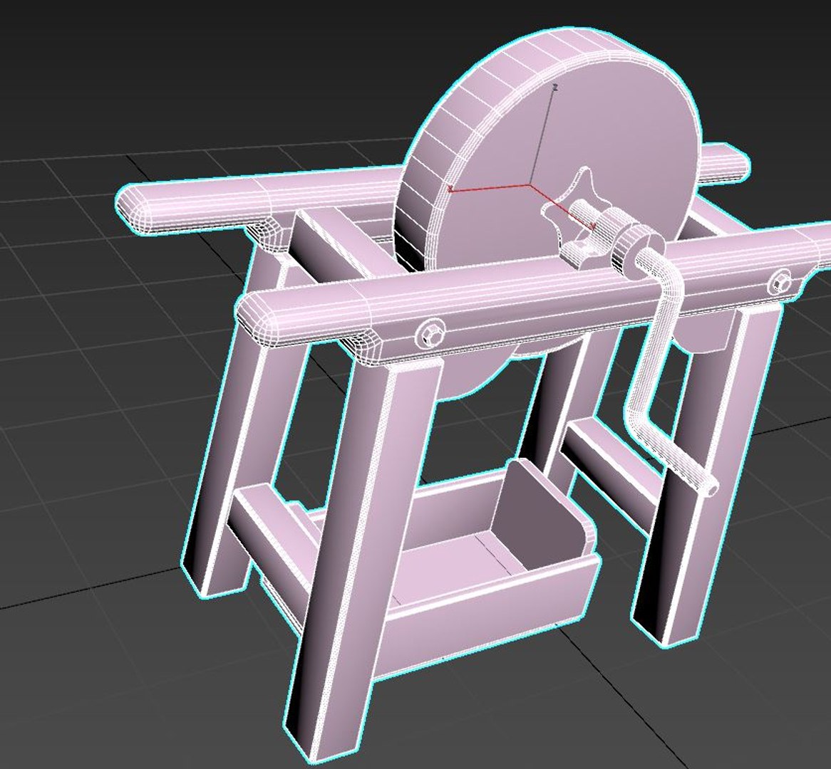 3D Old Grindstone Pbr Model - TurboSquid 1515946