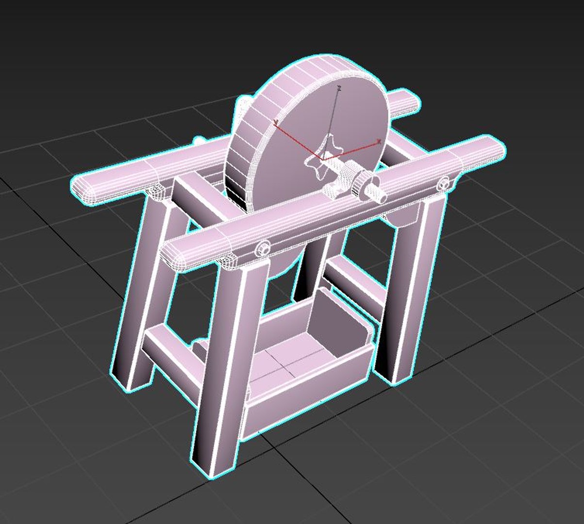 3D Old Grindstone Pbr Model - TurboSquid 1515946