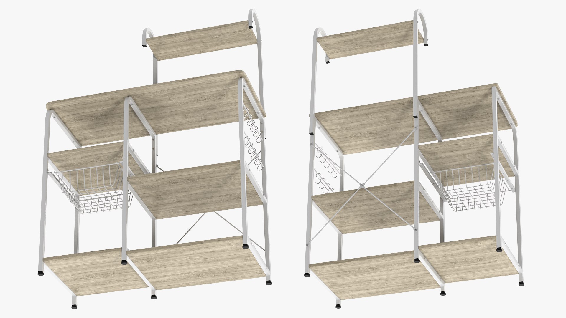 3D model multipurpose kitchen bakers rack - TurboSquid 1576752
