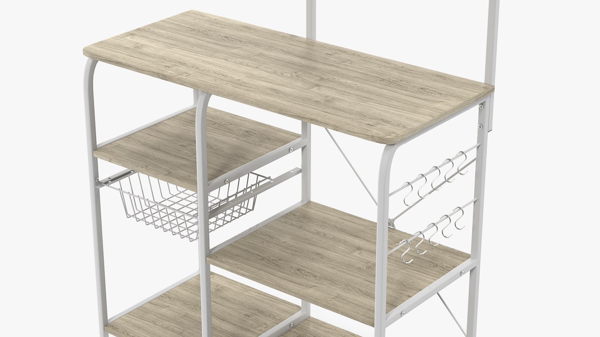 3D model multipurpose kitchen bakers rack - TurboSquid 1576752