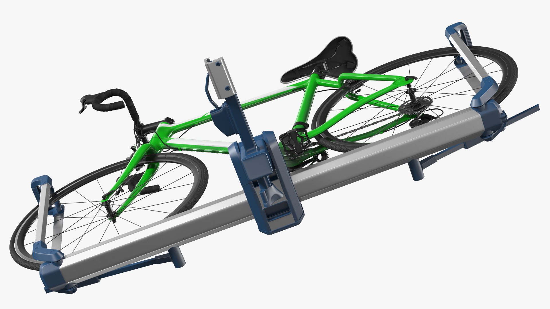 Bike Rack Aluminum Platform with Road Bike 3D - TurboSquid 1742015
