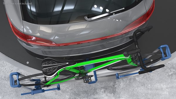 Bike Rack Aluminum Platform with Road Bike 3D - TurboSquid 1742015