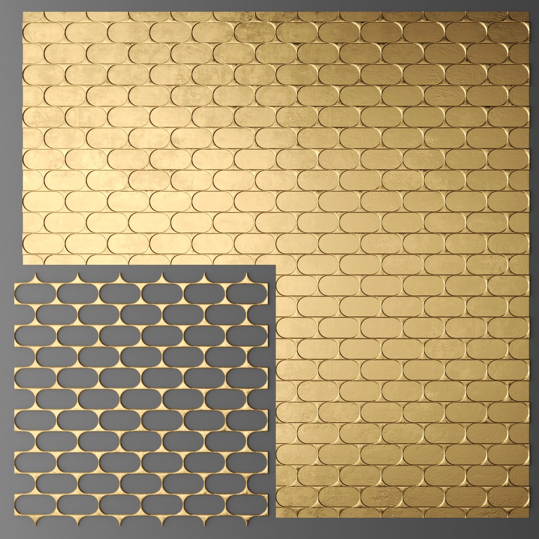 Panel Lattice Grille Obj