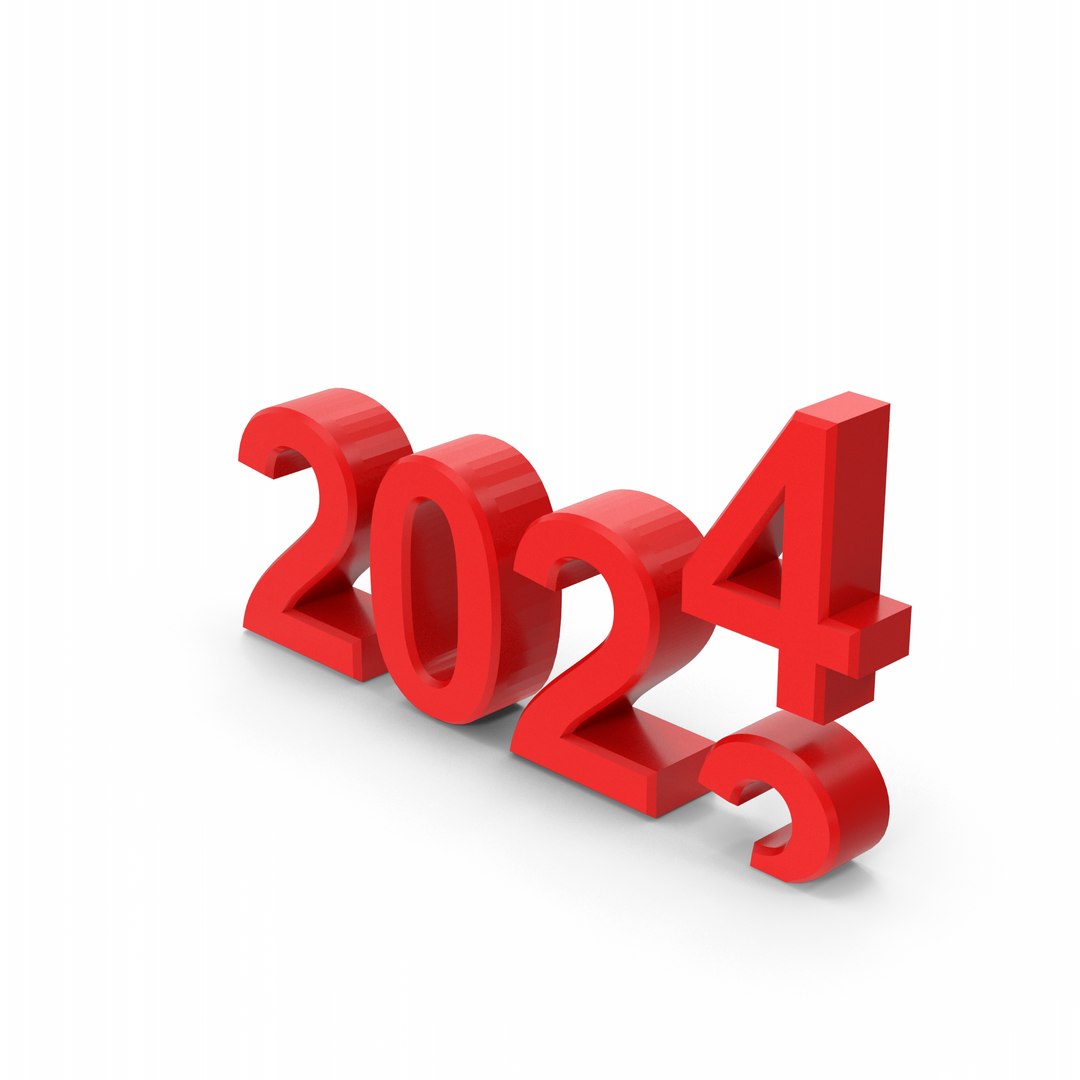 3D Model 2023 To 2024 Symbol - TurboSquid 2220484