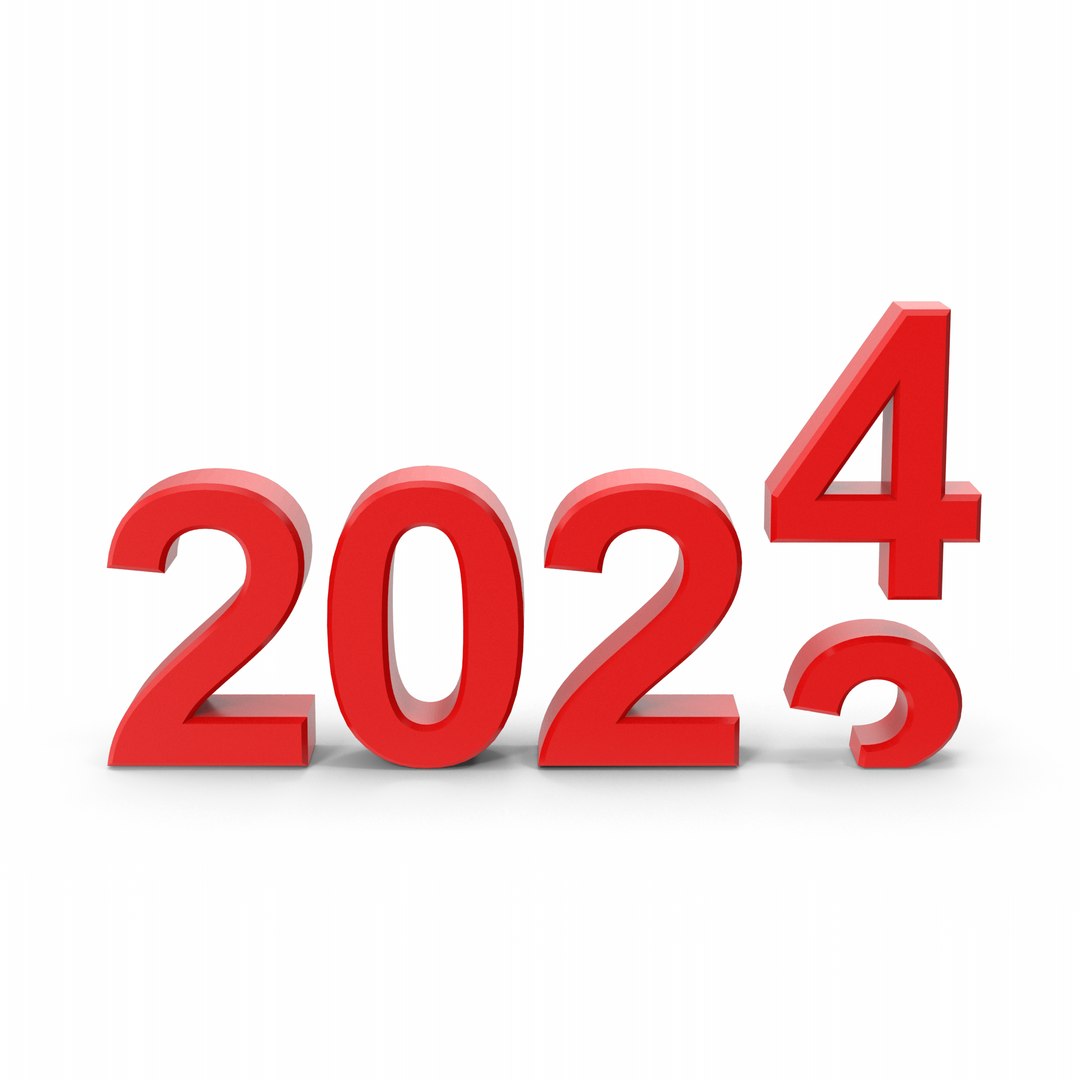 3D Model 2023 To 2024 Symbol - TurboSquid 2220484
