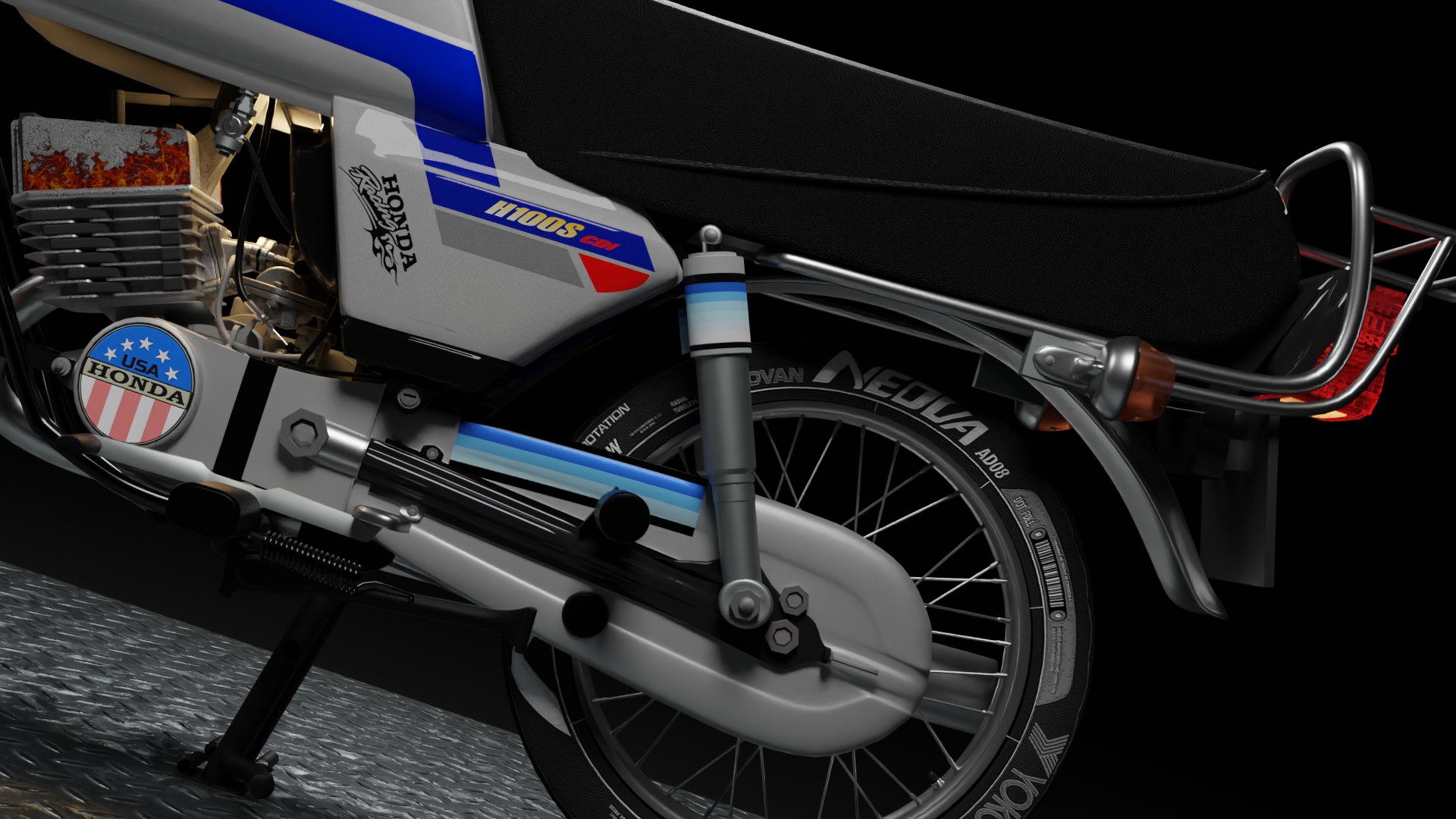 3D Honda H100S CDI Model - TurboSquid 2038062