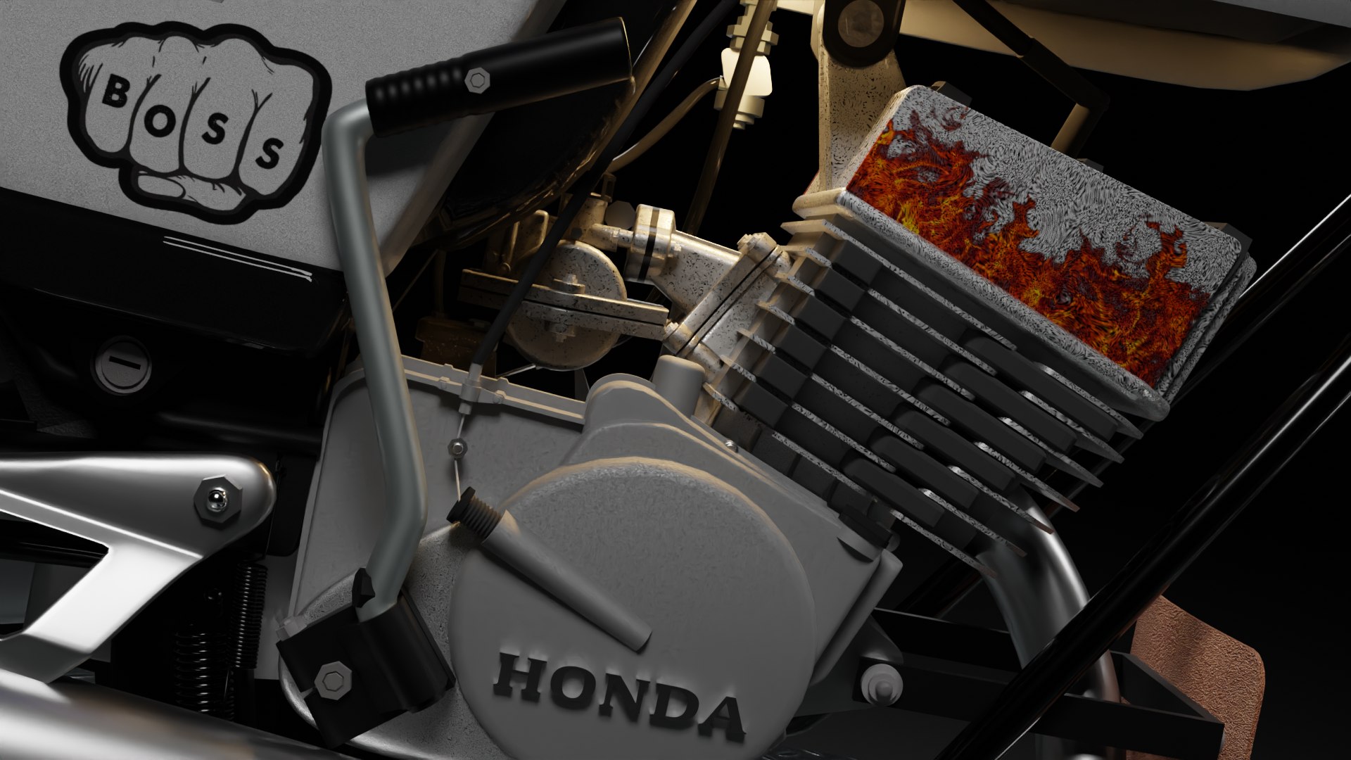 3D Honda H100S CDI Model - TurboSquid 2038062