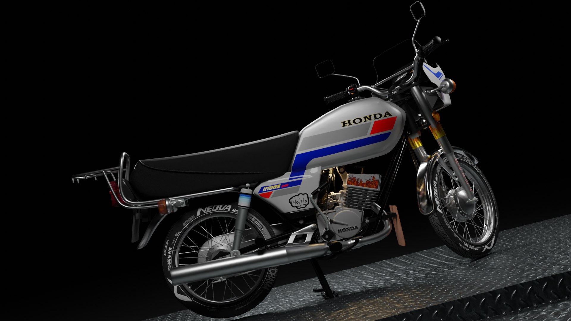 3D Honda H100S CDI Model - TurboSquid 2038062