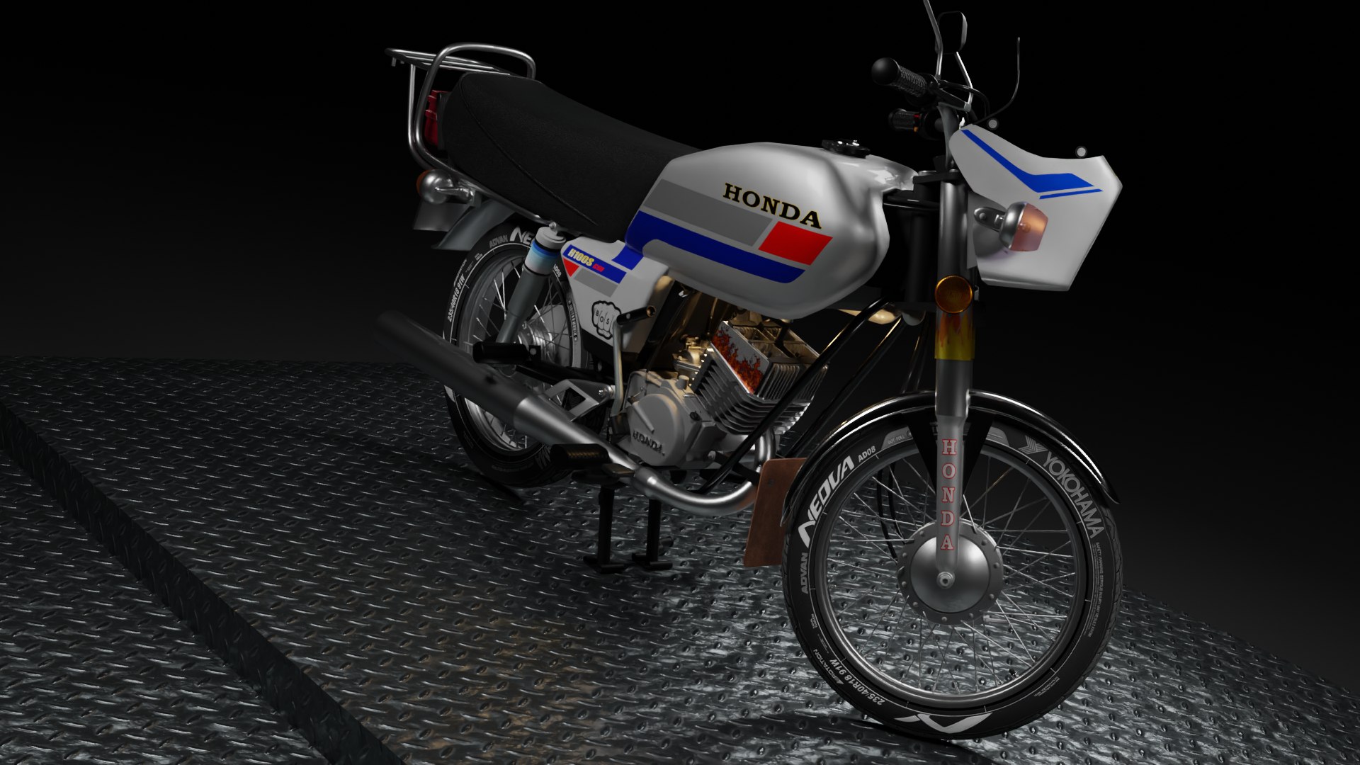 3D Honda H100S CDI Model - TurboSquid 2038062