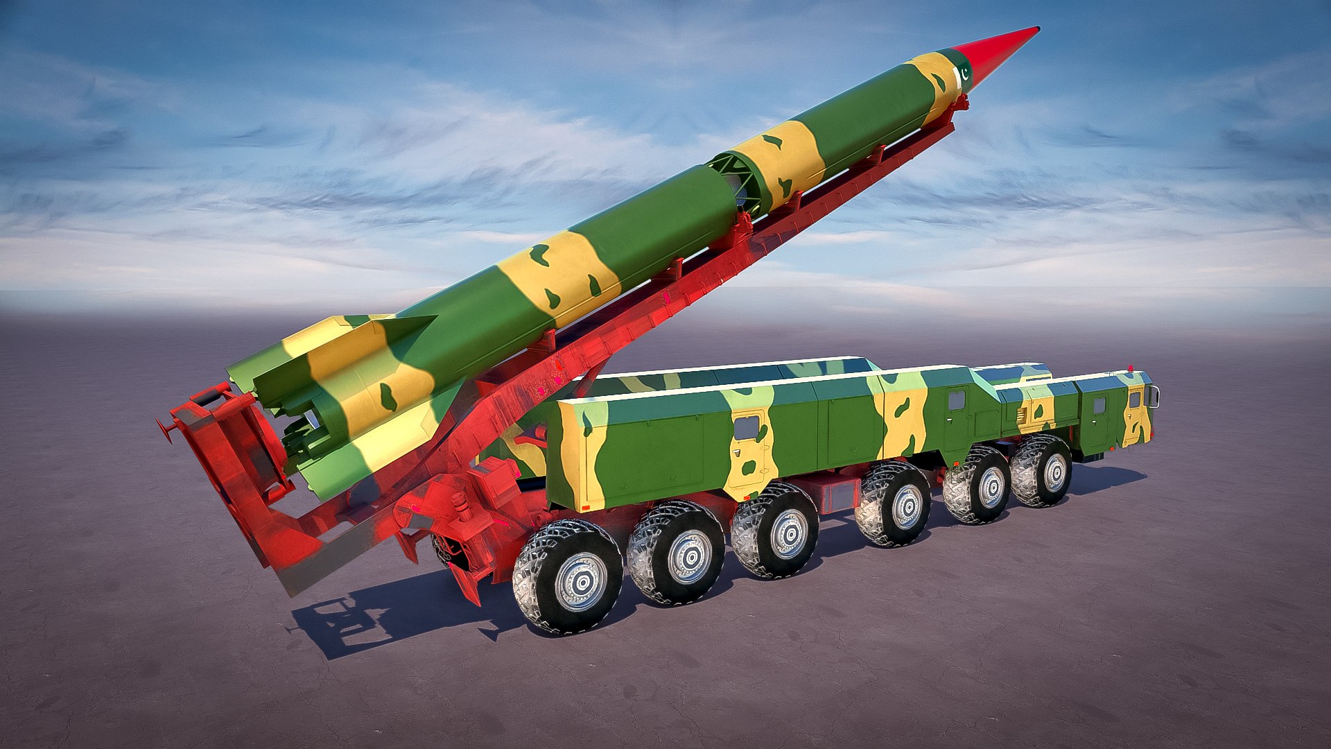 High-Fidelity 3D Model Missile Launcher 3D - TurboSquid 2192555