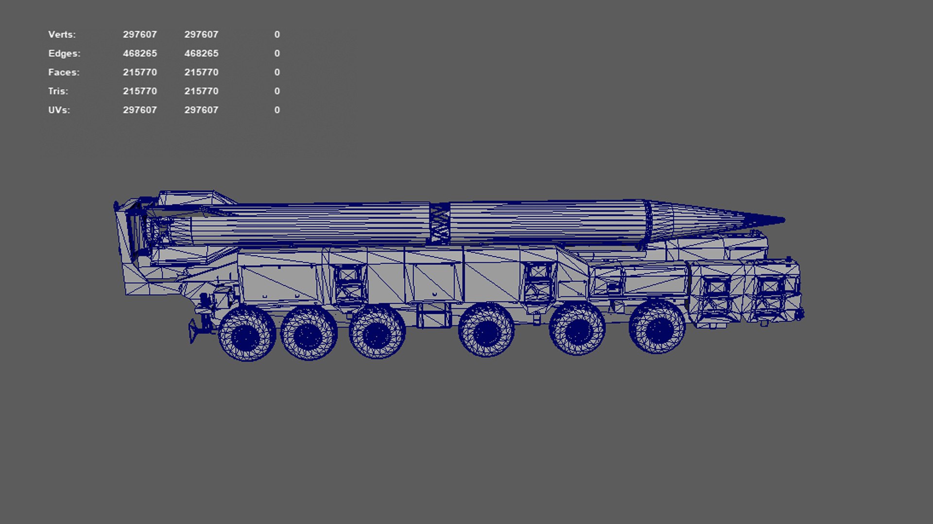 High-Fidelity 3D Model Missile Launcher 3D - TurboSquid 2192555