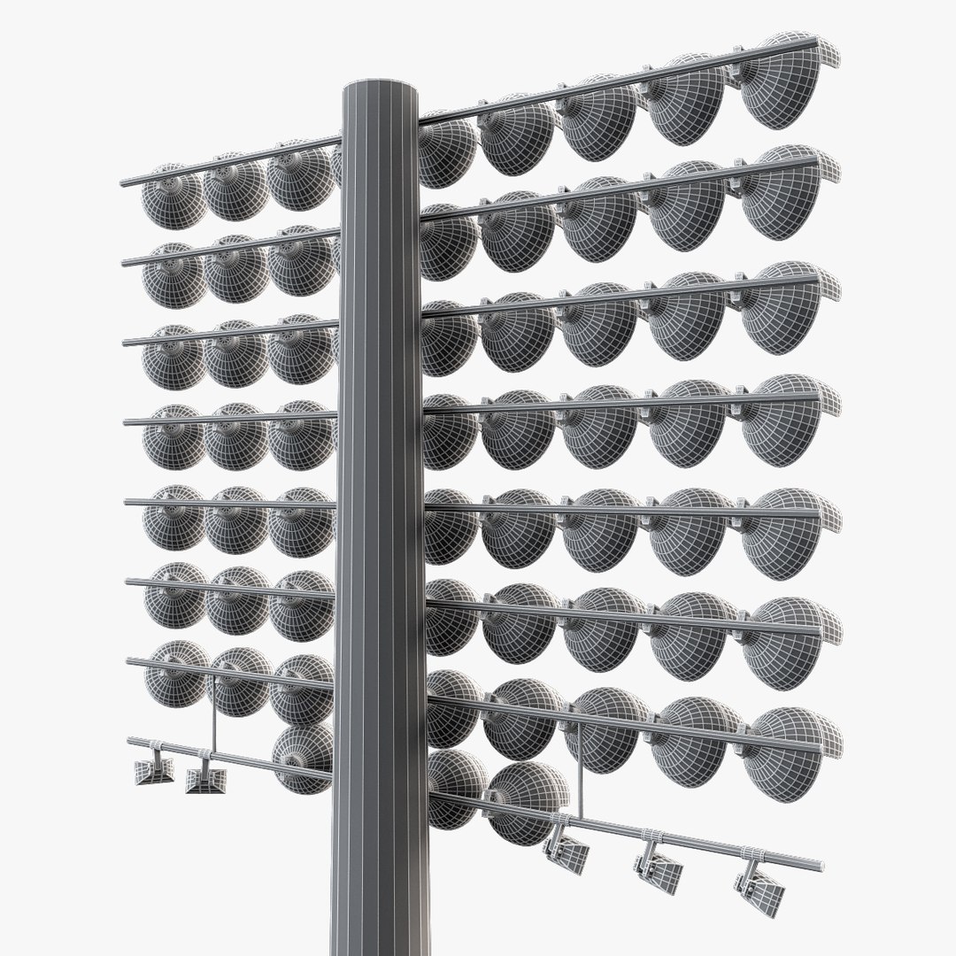 3ds Max Stadium Lights