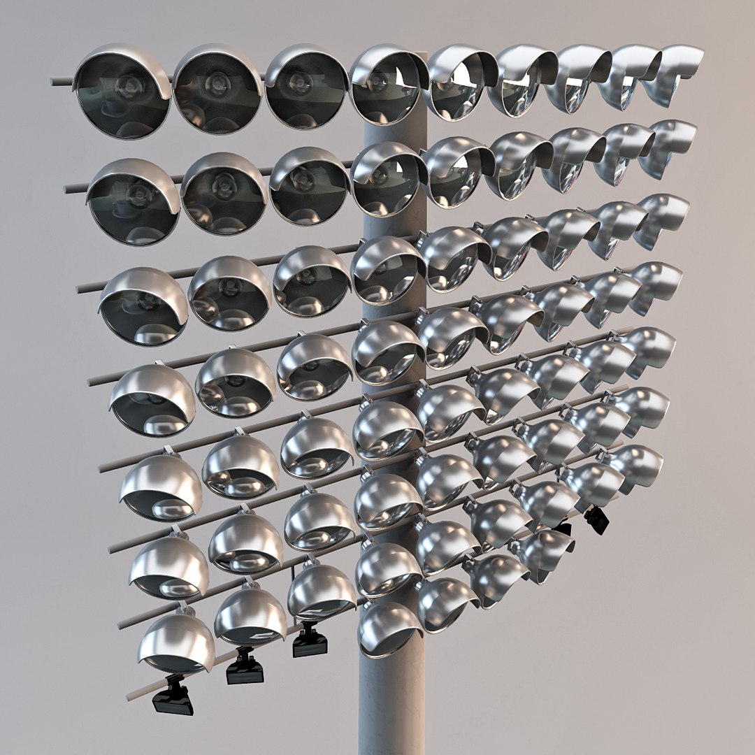 3ds Max Stadium Lights