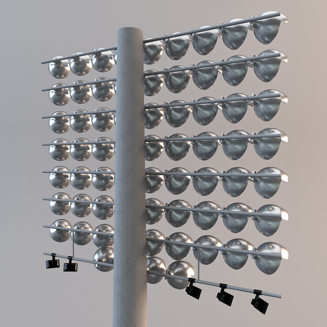 3ds Max Stadium Lights