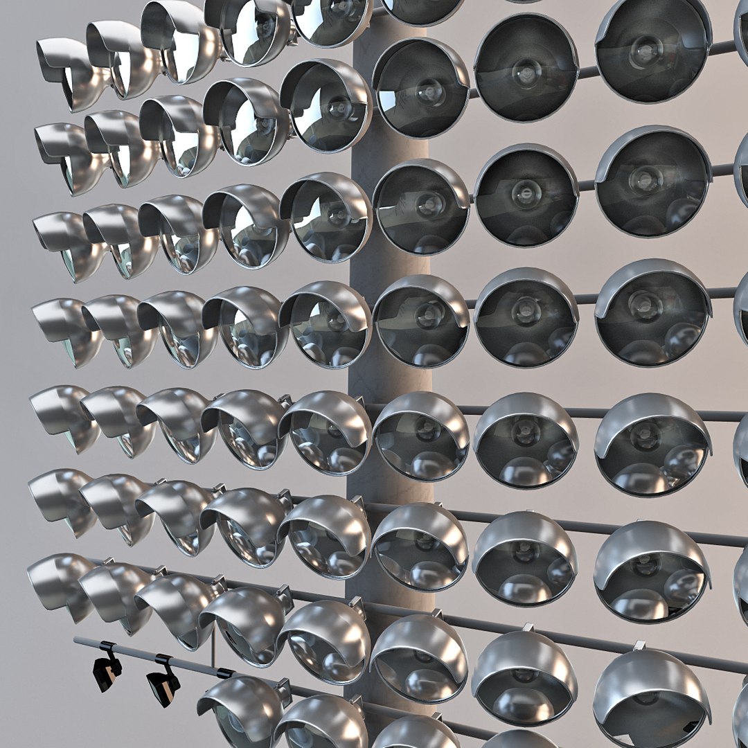 3ds Max Stadium Lights