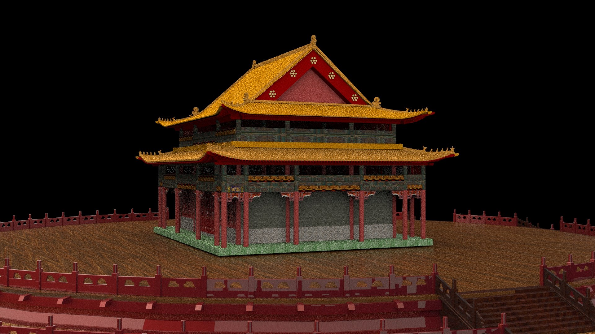 Chinese Ancient House 3D Model - TurboSquid 2218275