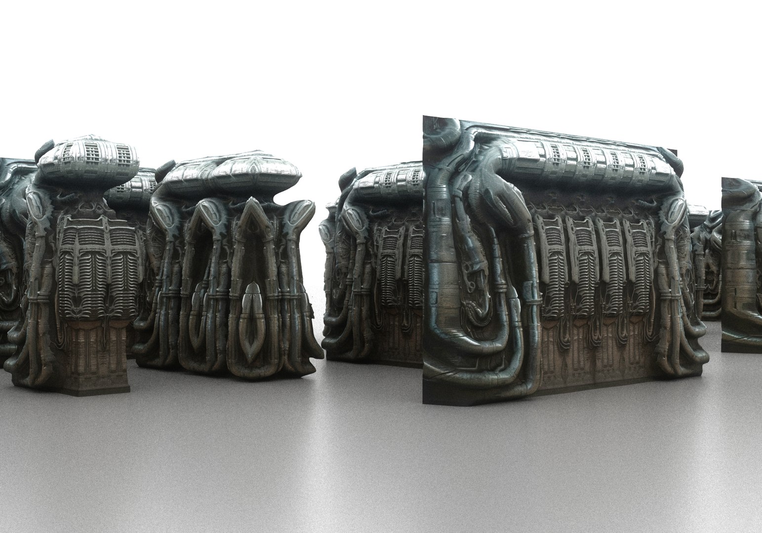 3D Alien Architecture Sci Fi Pack 20 - TurboSquid 2063455