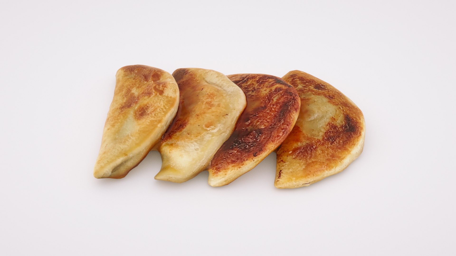 3D Patty Meat Pie Fried Model - TurboSquid 2026861