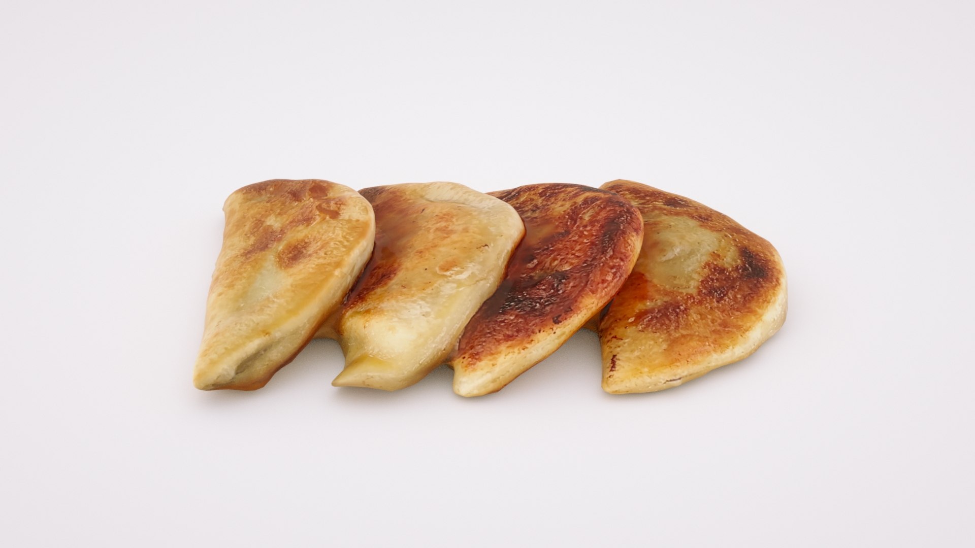 3D Patty Meat Pie Fried Model - TurboSquid 2026861