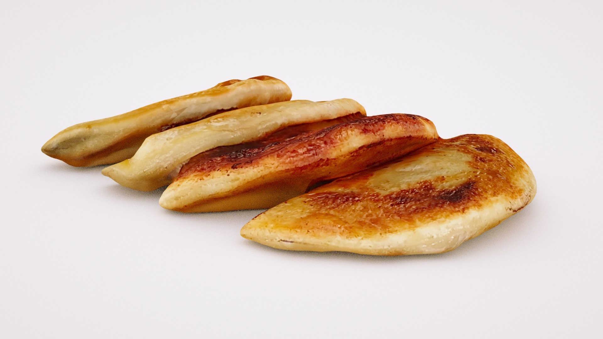 3D Patty Meat Pie Fried Model - TurboSquid 2026861