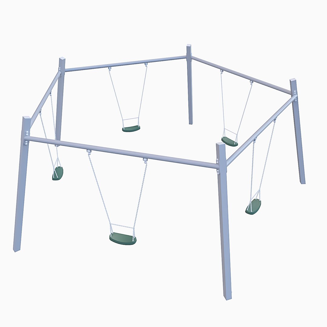 Kompan Playground Equipment Full Set 3D Model - TurboSquid 1751226