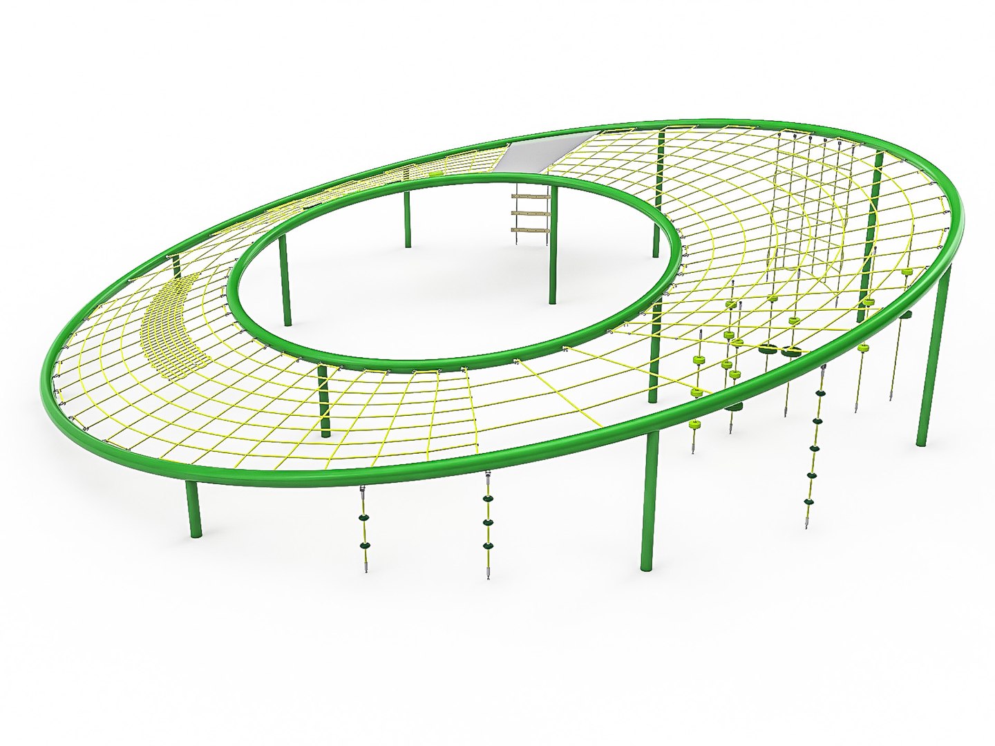 Kompan Playground Equipment Full Set 3D model - TurboSquid 1751226