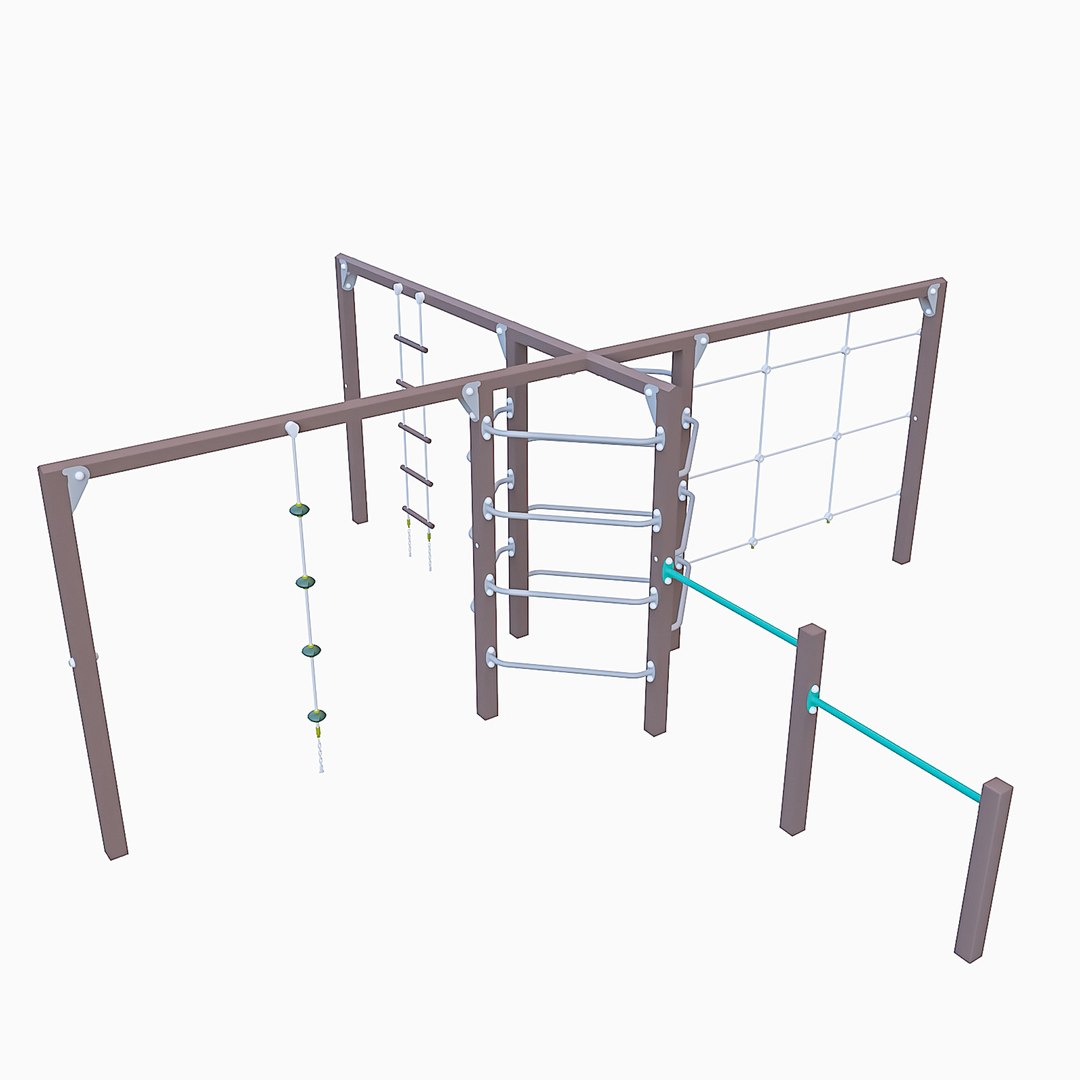 Kompan Playground Equipment Full Set 3D Model - TurboSquid 1751226