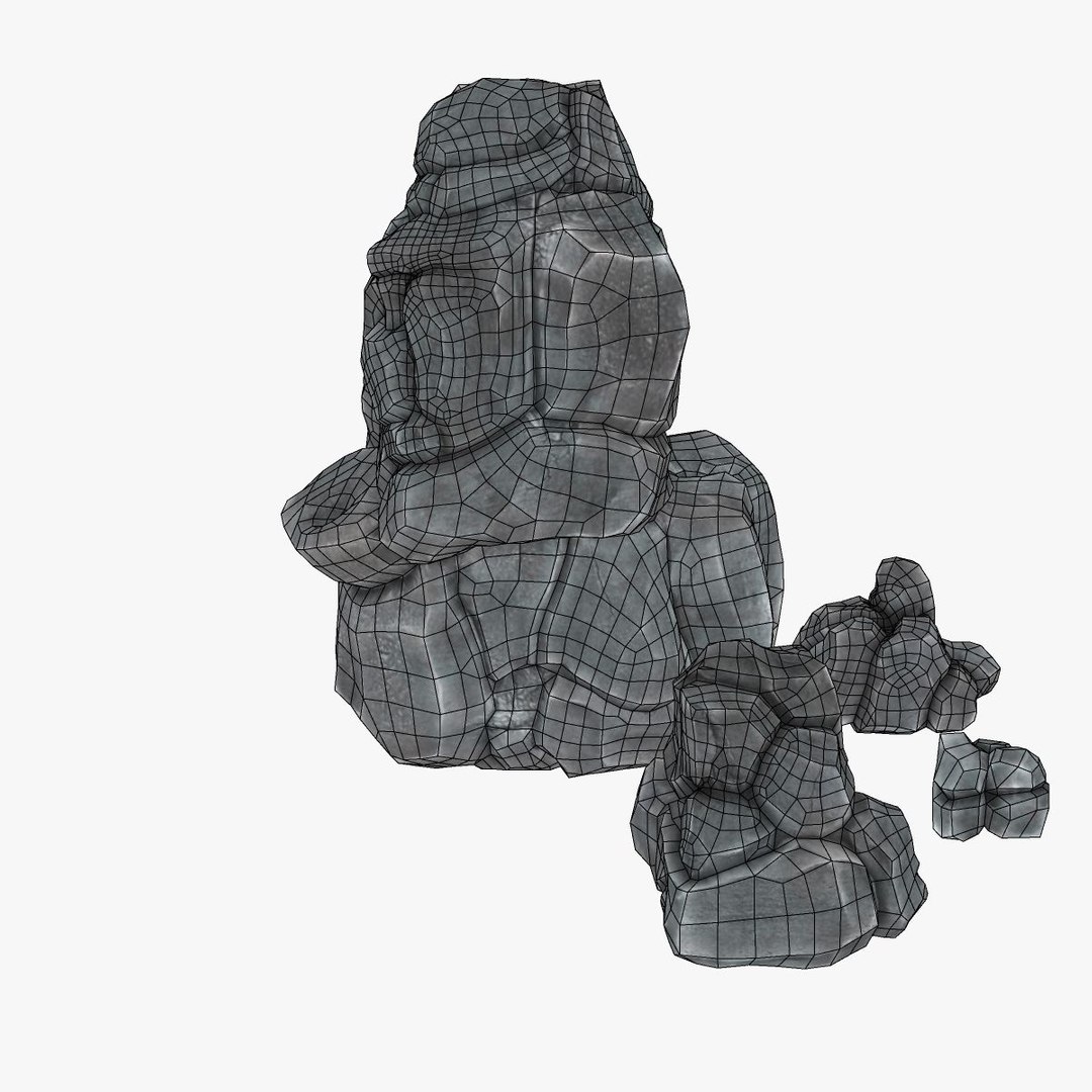3d Model Rocks